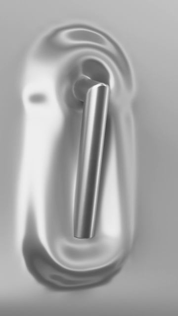 Ручка оконная РЕХАУ IONIX для пластикового окна и балконной двери.