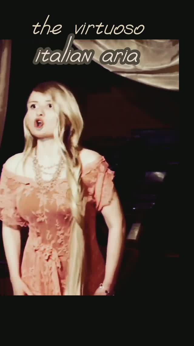 Виртуозная колоратурная техника в итальянской арии Розины "Una voce poco fa" Россини. Алина Герц
