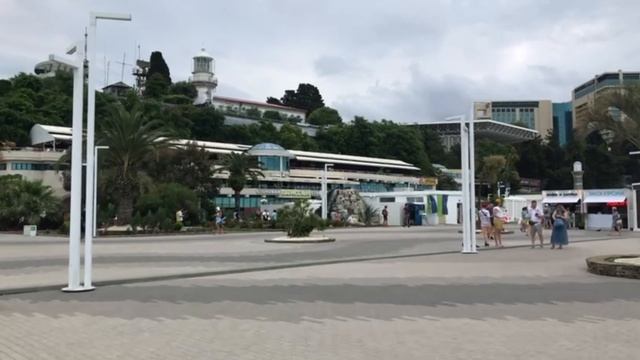 Пасмурный Сочи, но все равно красиво