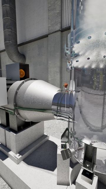 📐Криогенное технологическое оборудование - Испаритель быстрого слива (Waste Liquid Evaporator)