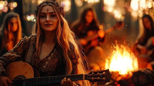 Музыка у костра - Ритмичная музыка кельтов для отдыха и настроения, фоновая музыка