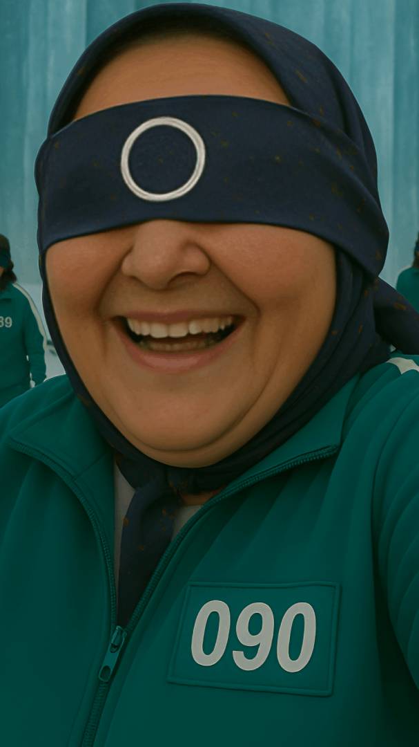 Бабушка на зимних играх кальмара. Что ждёт на первой игре? #игравкальмара ￼