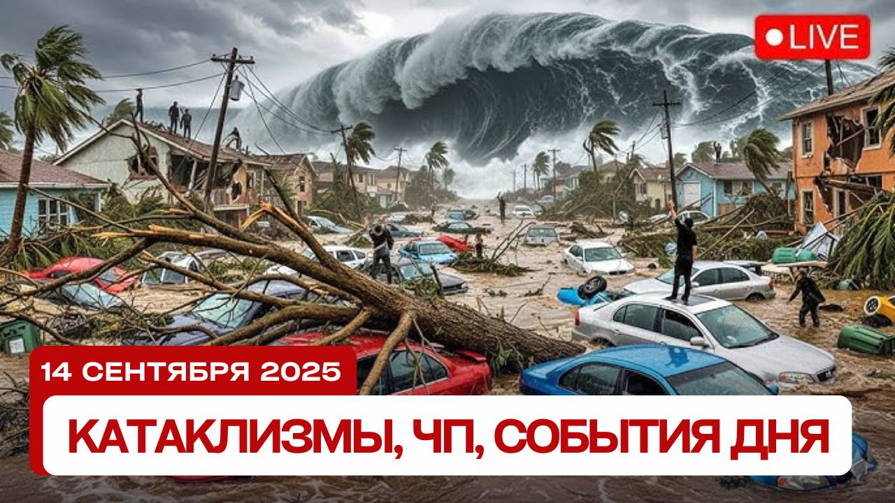 Катаклизмы сегодня 14.09.2025: Испания уходит под воду, пожары и наводнения в Азии!