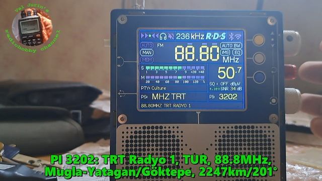 04.08.2025 08:51UTC, [Es], TRT Radyo 1, Турция, 88.8МГц, 2247км