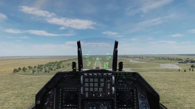 Посадка истребителя F-16C Viper. Аэропорт Майкоп-Ханская.