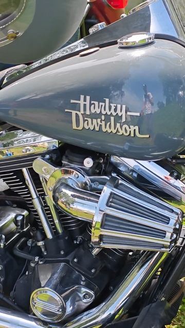 Harley-Davidson Road King С цилиндрами, покрытыми медным купоросом! Он работает!