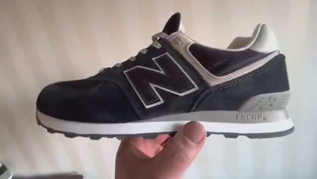 New Balance  574 чёрные... Обзор Гесса