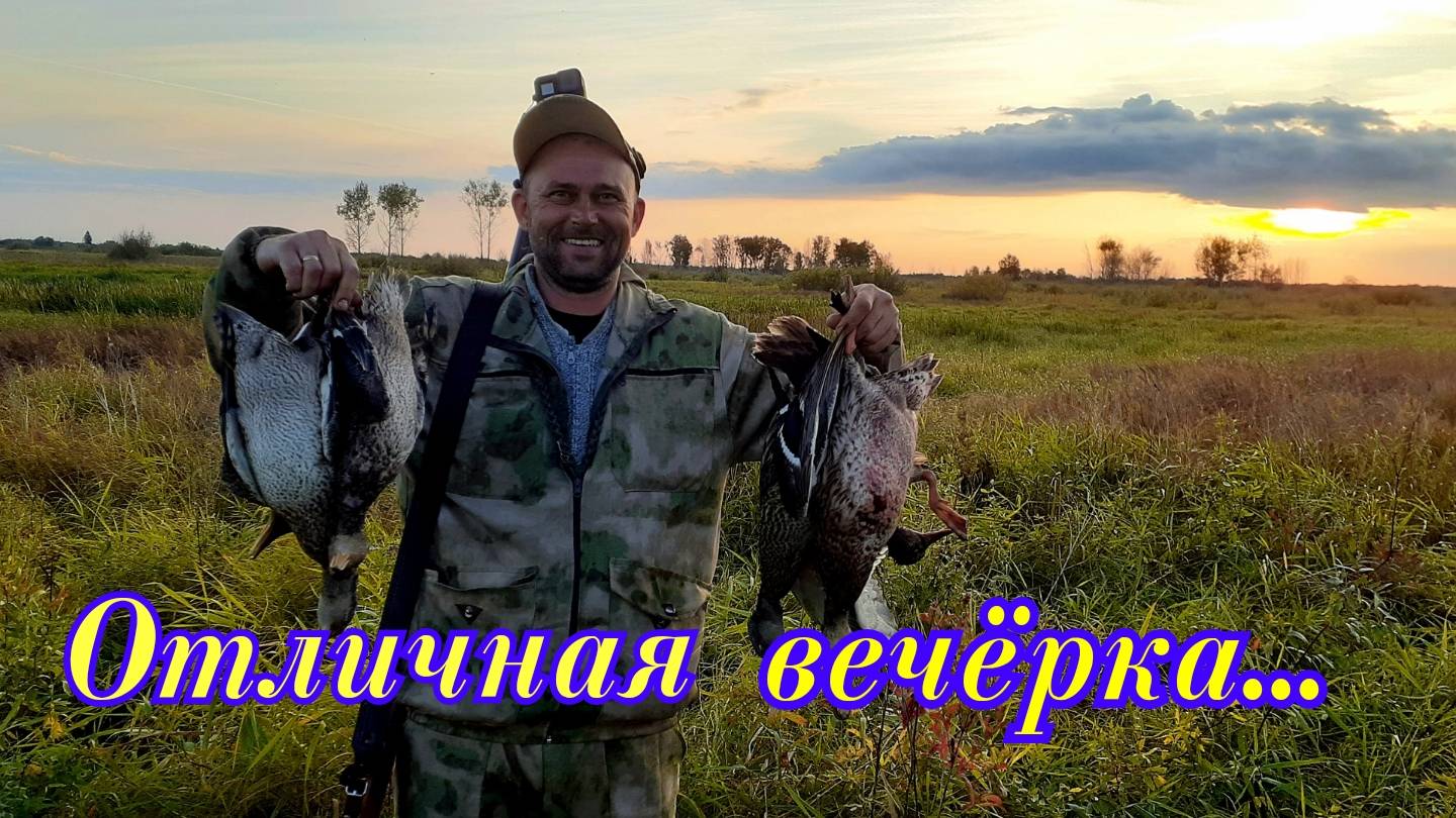 Шикарная утиная вечёрка | Стрелял так, что штаны лопнули | Тьма комаров на болоте