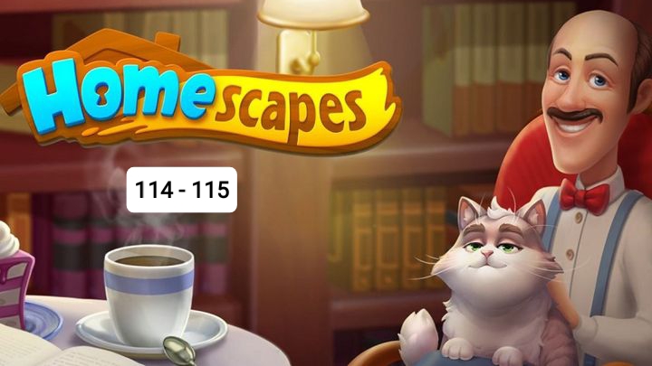 Homescapes • Прохождение игры • Уровни 114 - 115