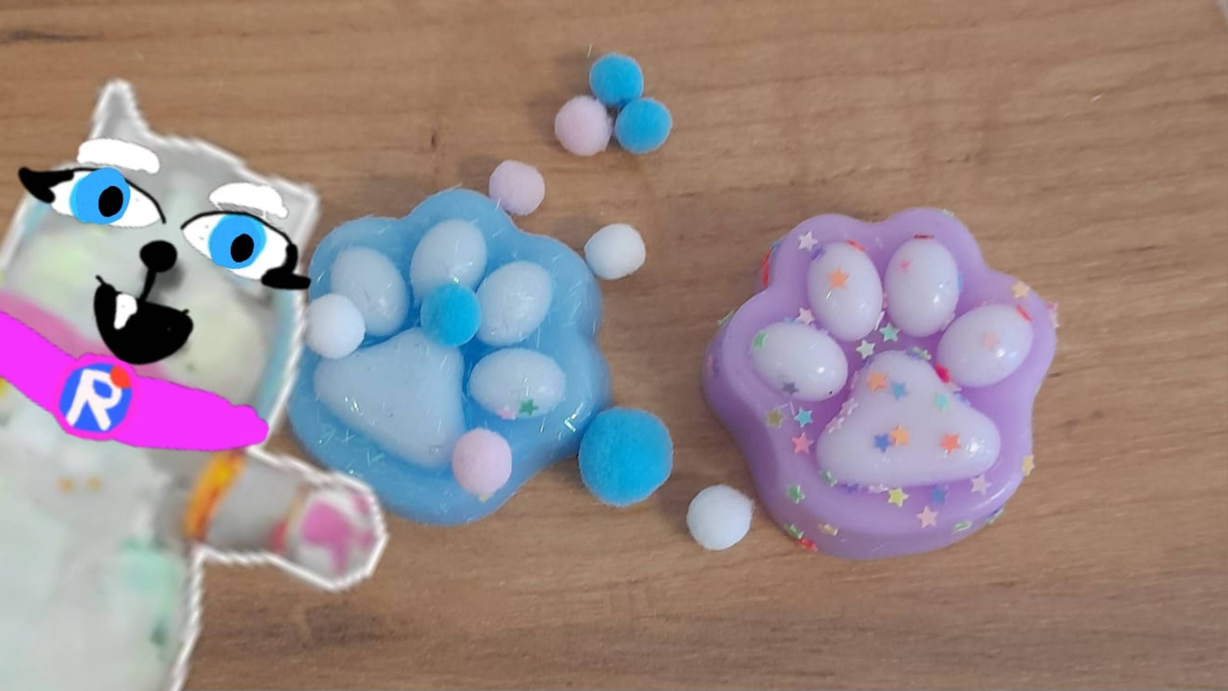 Таба лапки и собака Хаска🐾распаковка лапок