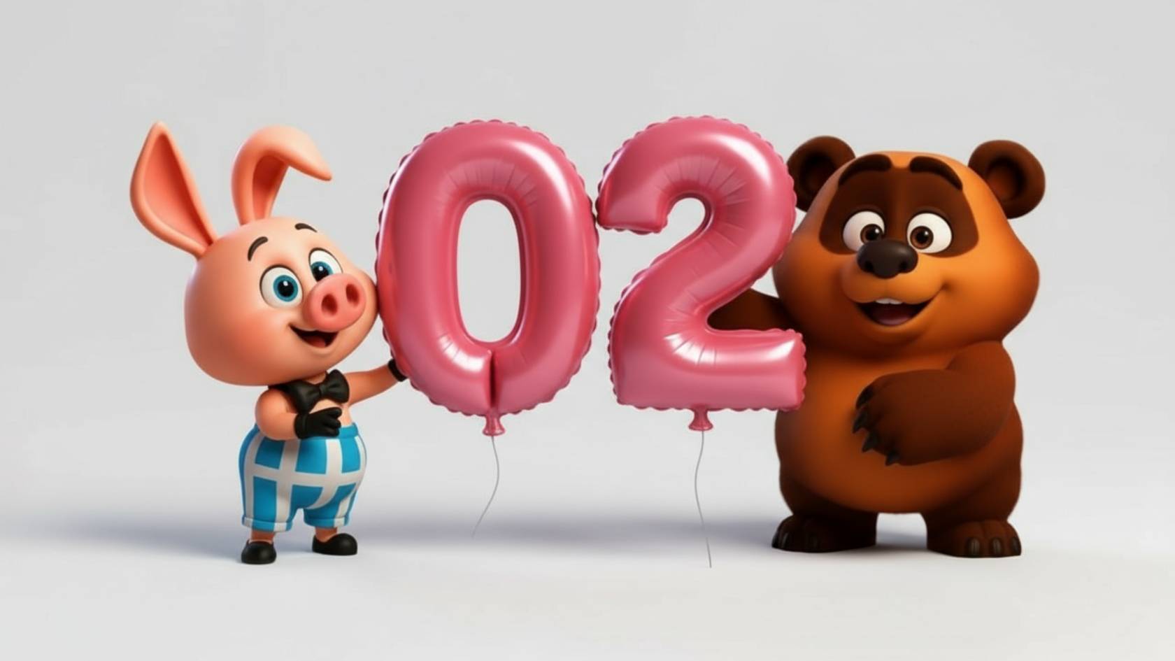 ВинниПух в лодке. #nanobanana #мультфильм #виннипух