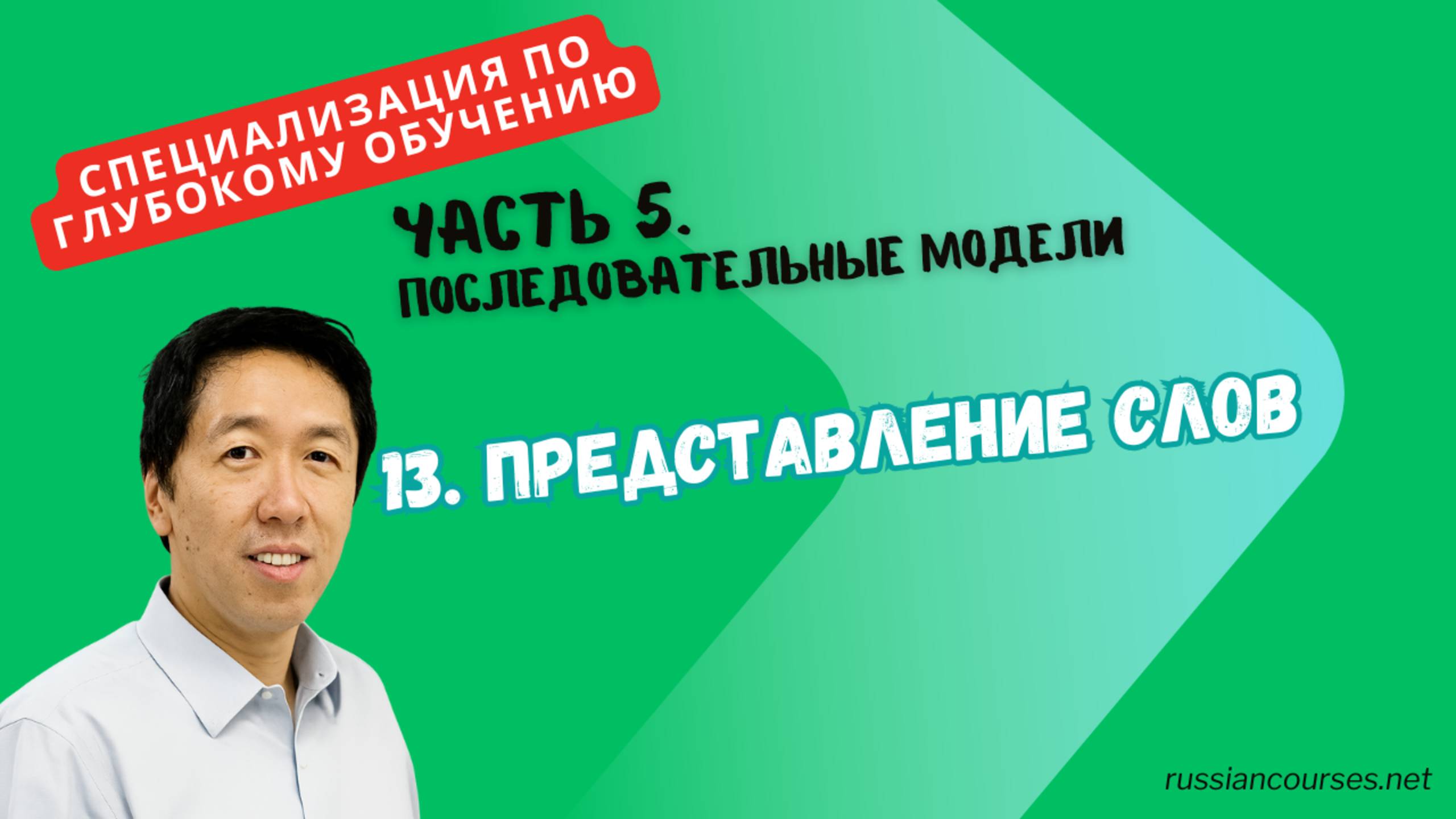 13. Представление слов