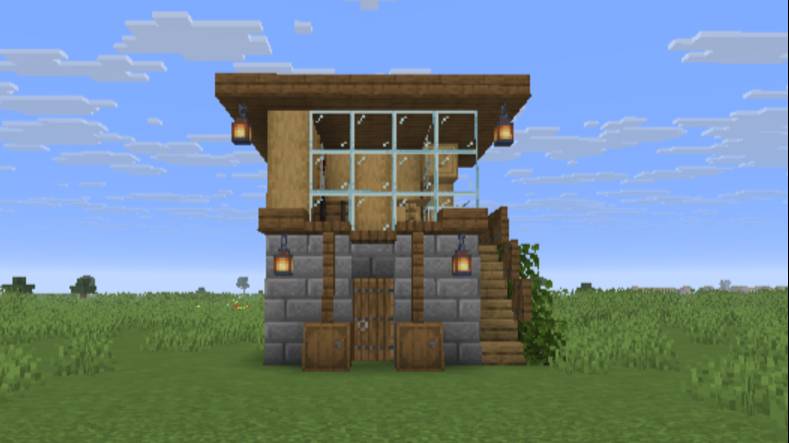 КАК ПОСТРОИТЬ СТАРТОВЫЙ ДОМ В МАЙНКРАФТЕ