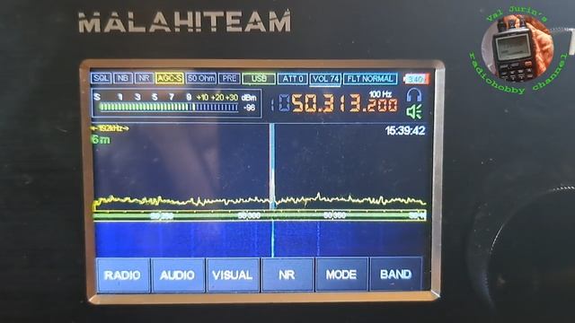 04.08.2025 10:26UTC, [Es, 6m], FT8 активность на 50313кГц