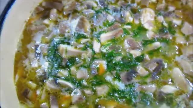 Суп.  Рецепт вкусного грибного супа с шампиньонами.Очень вкусно!