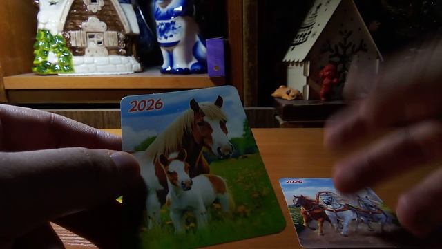 Интересные календарики год лошади 2026. Очень красивые и забавные.