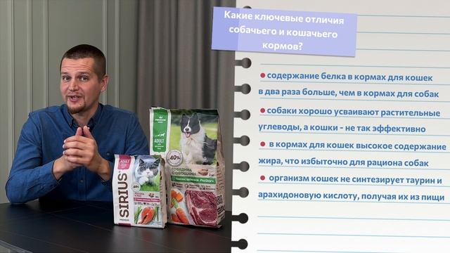 Можно ли кормить собак кормом для кошек и наоборот?