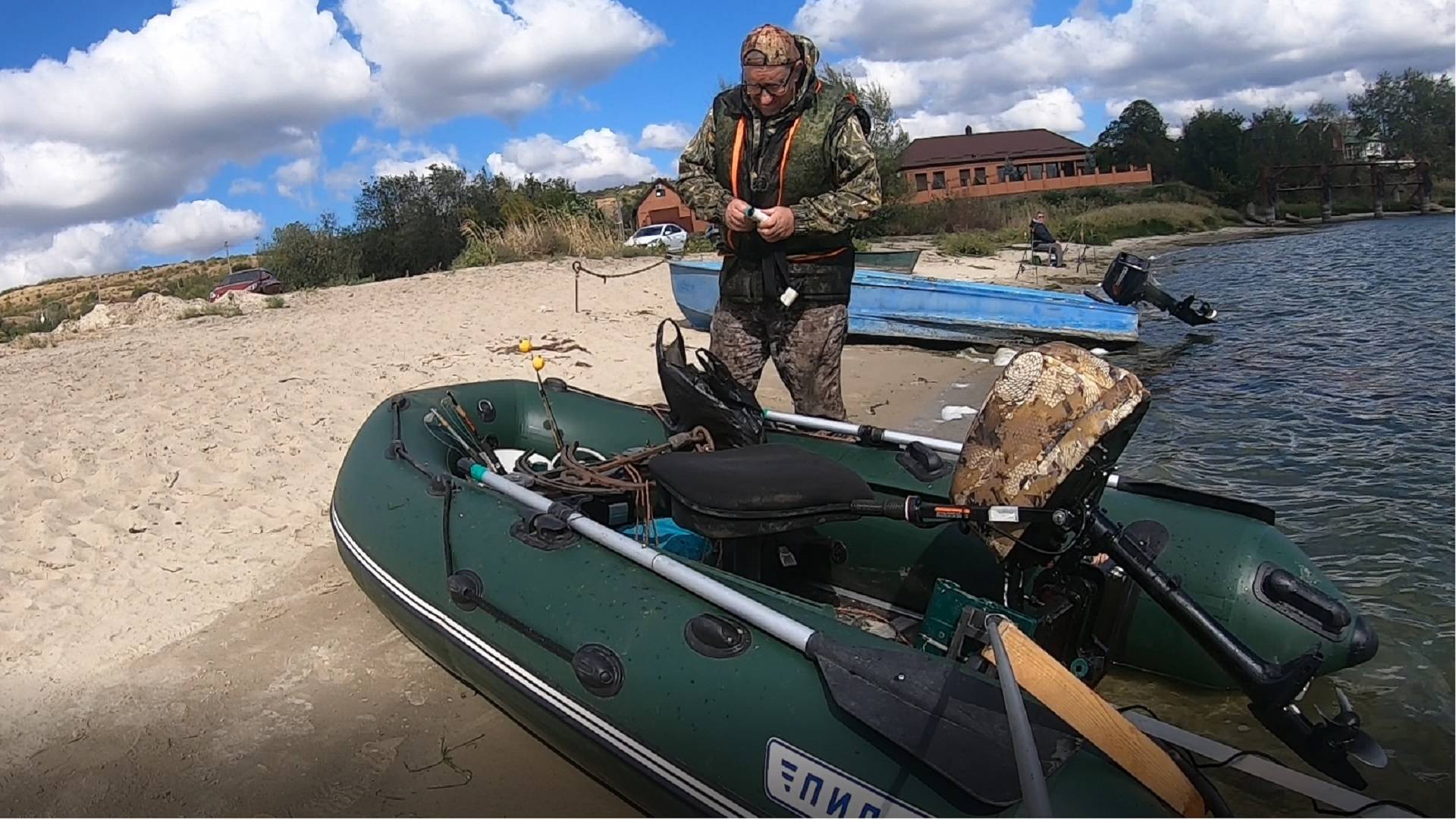 Рыбалка на кольцо, ловился карась и густера