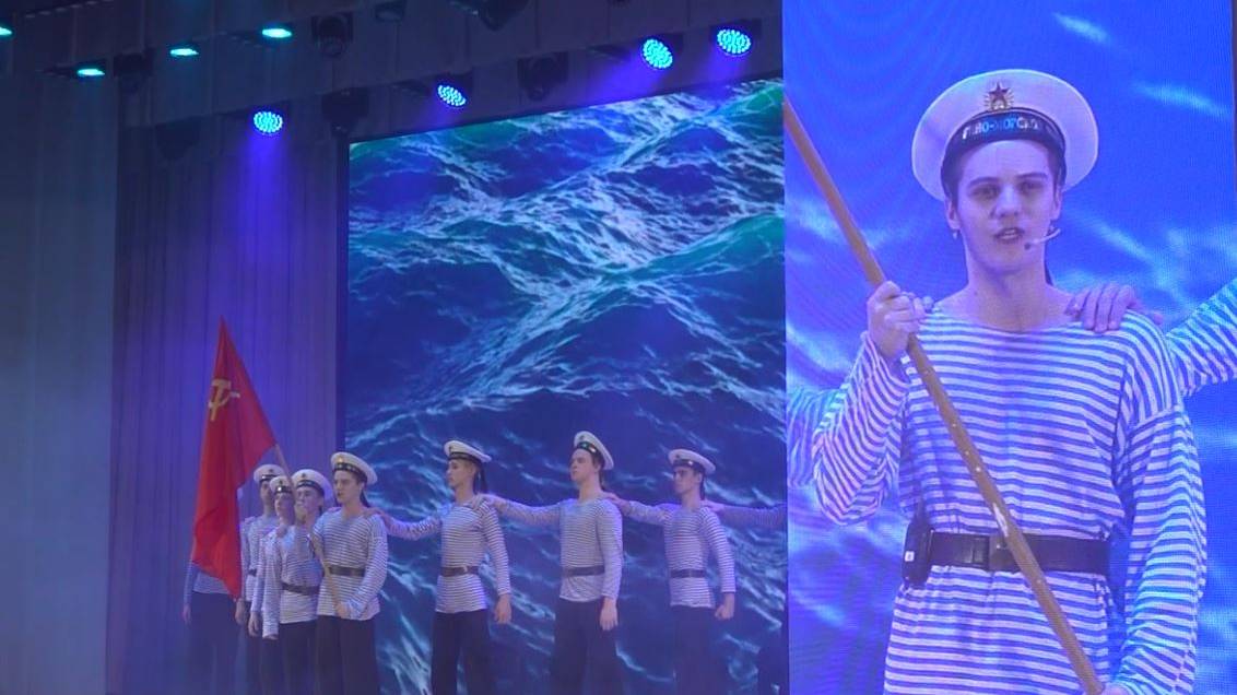 Фрагмент из спектакля о подвиге советского народа в Великую Отечественную войну