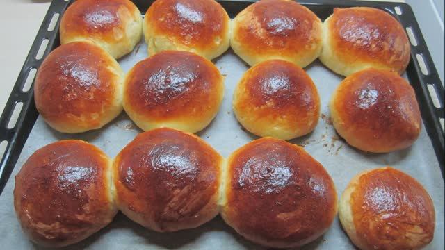 Воздушные, нежные домашние  булочки Бриошь