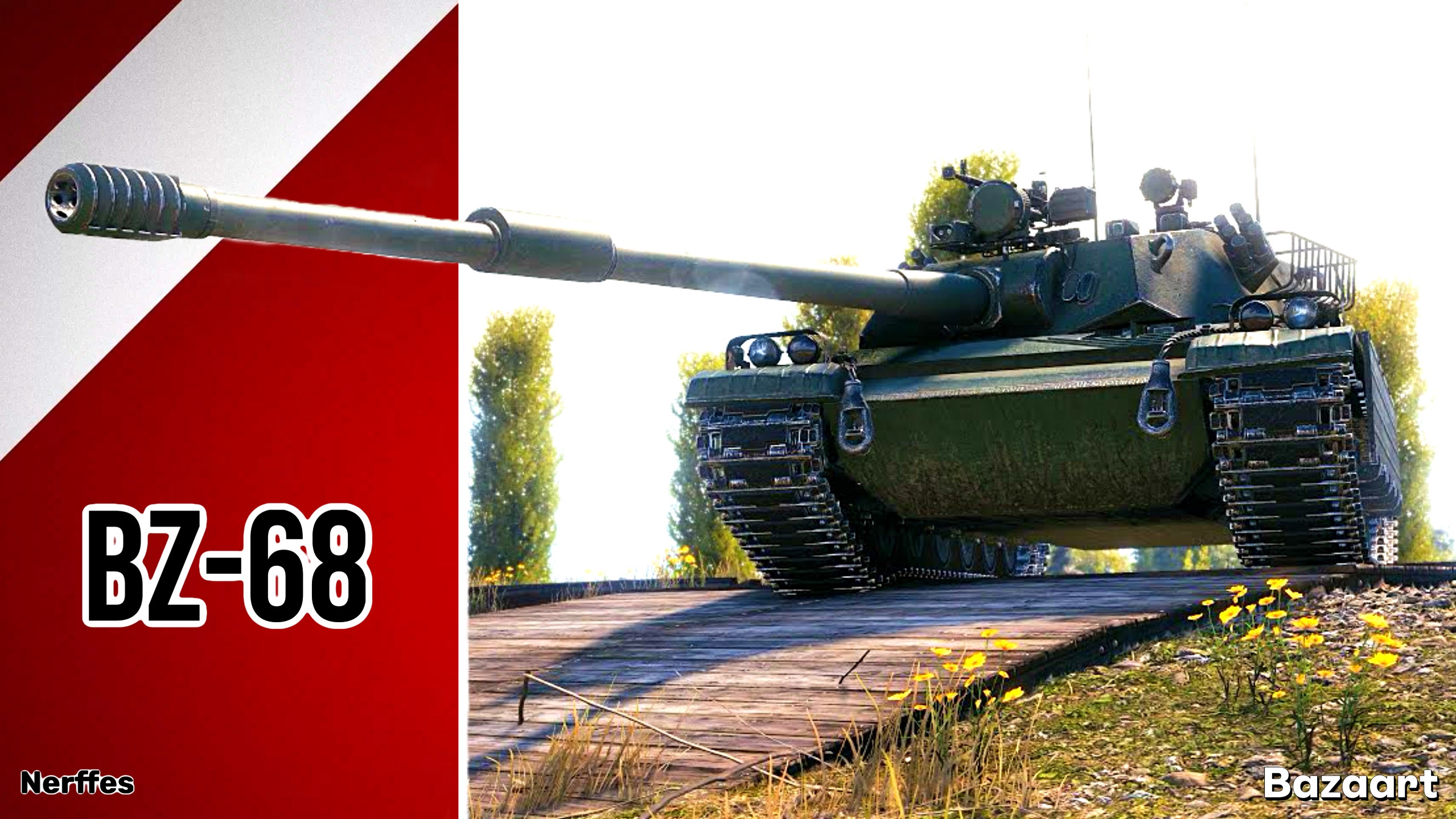 КАЧАЕМ ВЕТКИ | BZ - 68 и 121 и КАТАЕМ С УДОВОЛЬСТВИЕМ