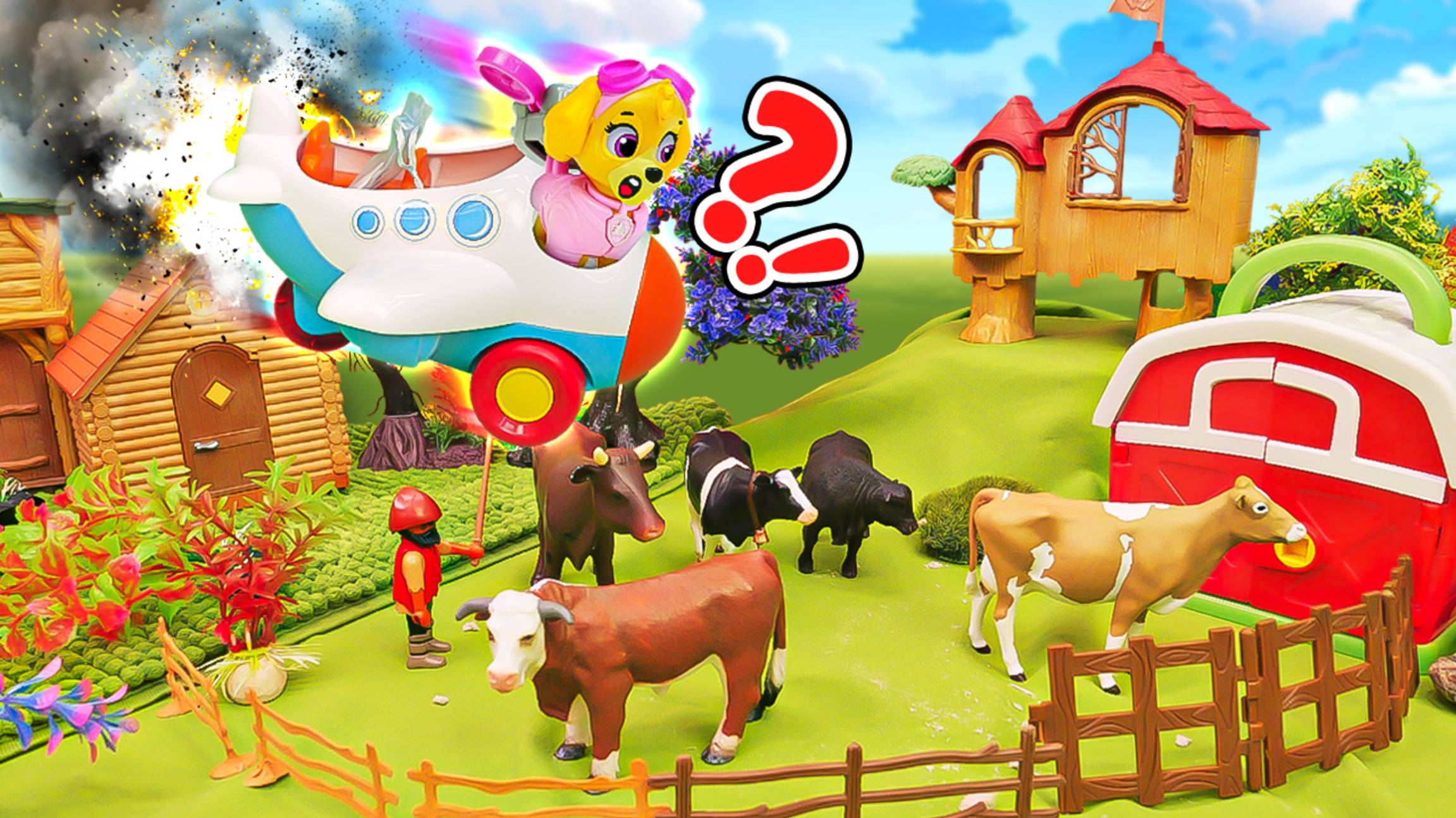 Опасное приземление самолета!  Скай за штурвалом