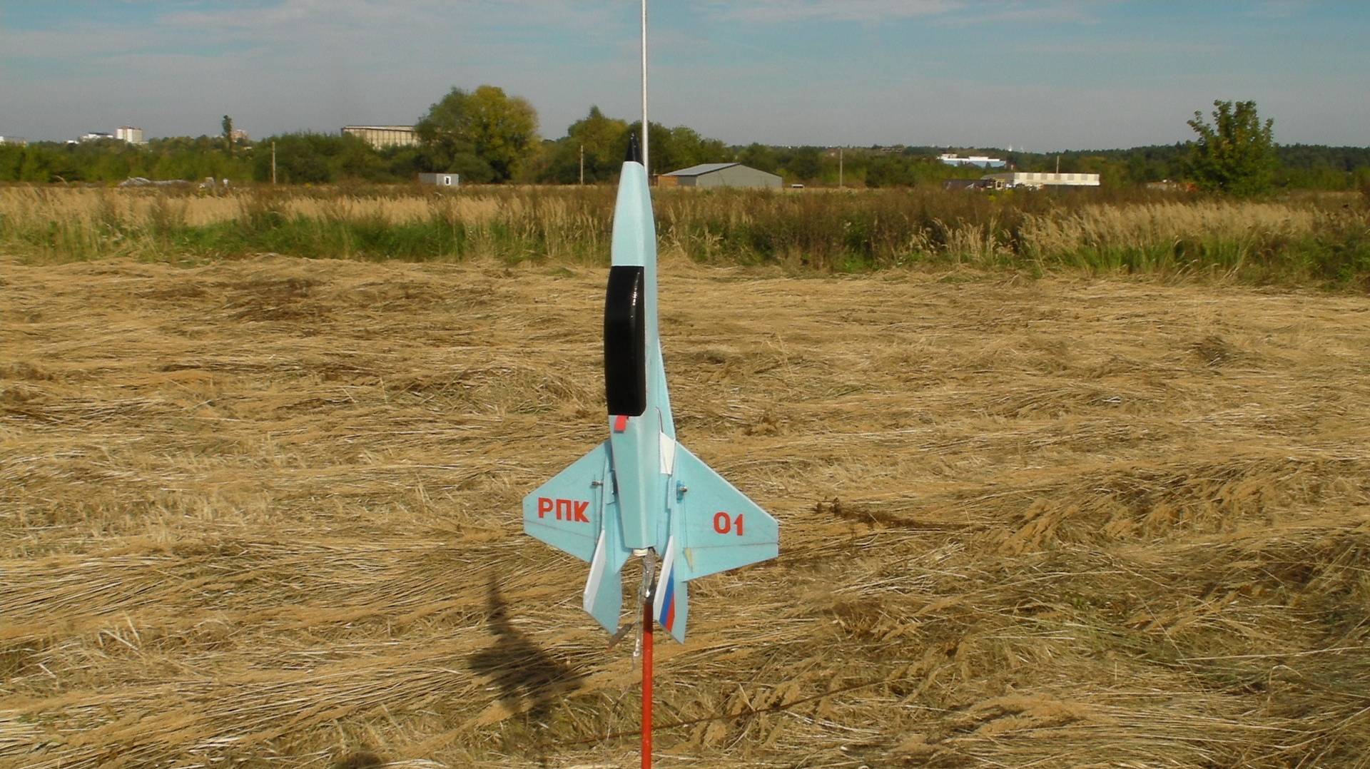 Первый полет ракетоплана РПК-1.