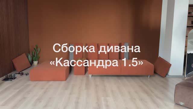 Инструкция по сборке дивана "Кассандра 1.5"