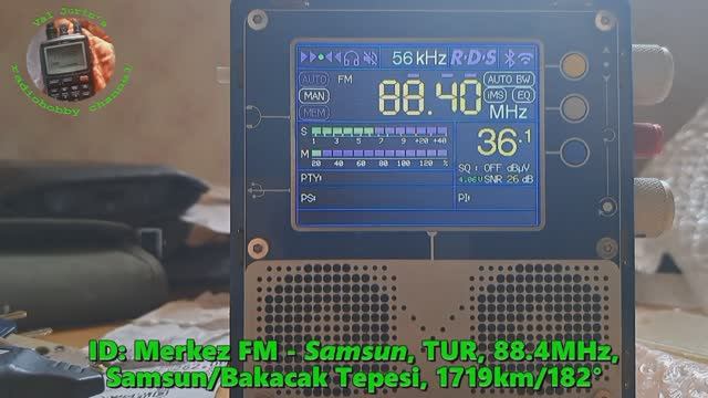 04.08.2025 09:36UTC, [Es], Merkez FM-Samsun, Турция, 88.4МГц, 1719км