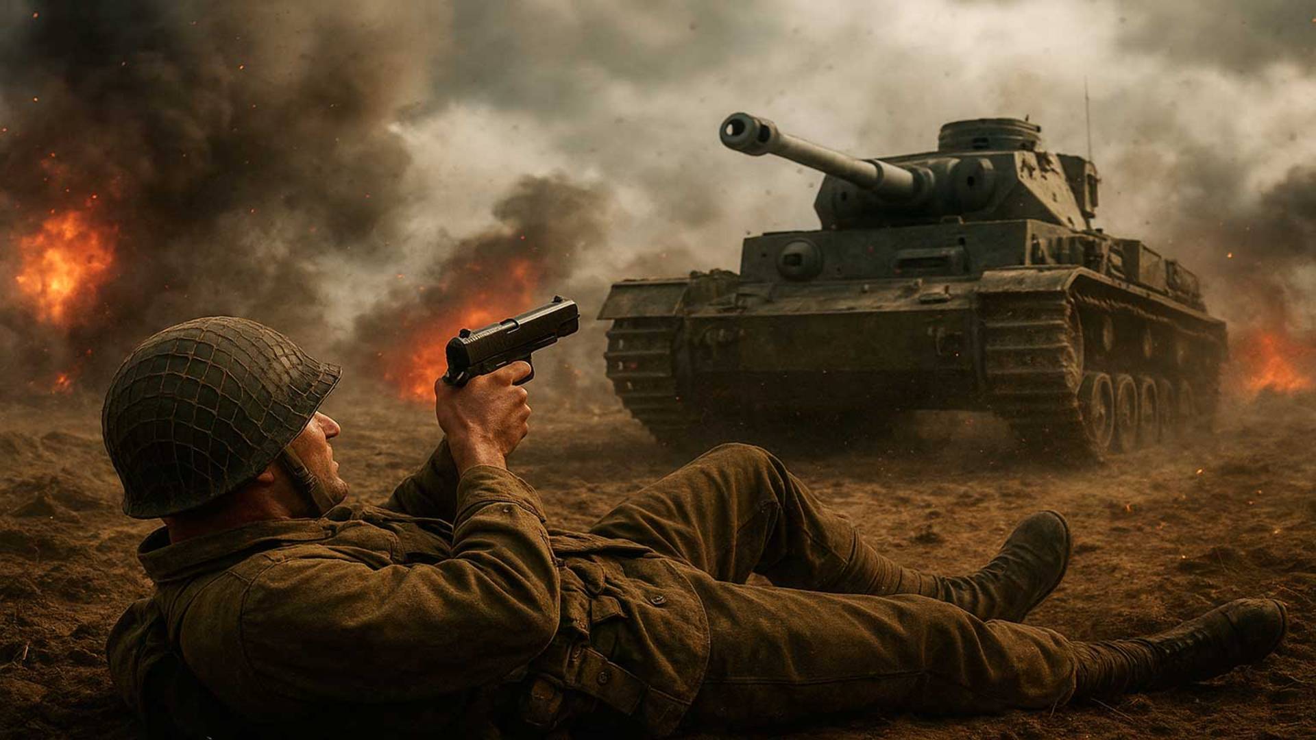 🚀 Один солдат против танка! Эпик Call of Duty WWII