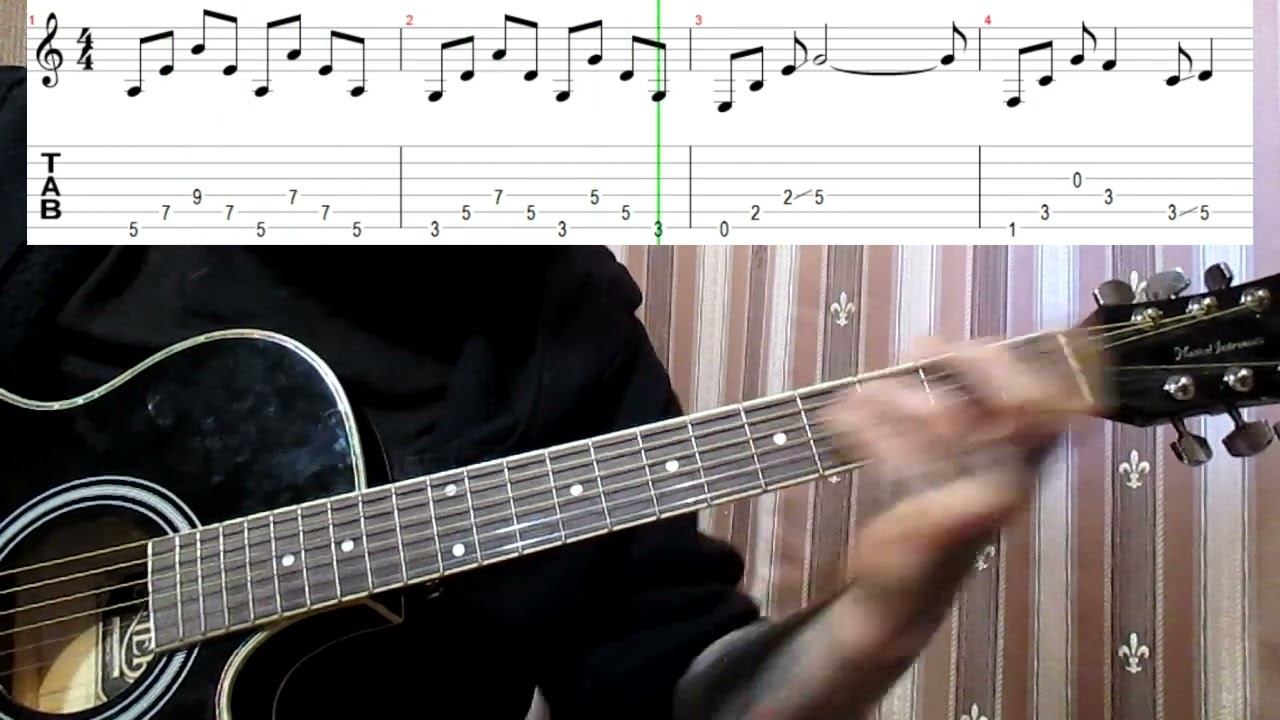 Как играть. Король и шут - Мертвый анархист разбор на гитаре вступления + табы