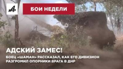 Адский замес! Боец «Шаман» рассказал, как его дивизион разгромил опорники врага в ДНР