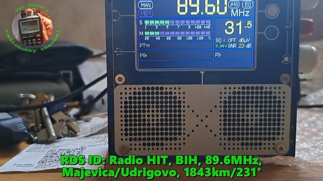 04.08.2025 10:34UTC, [Es], Radio HIT, Босния и Герцеговина, 89.6МГц, 1843км, 2кВт