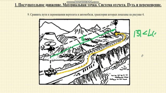 Решение задач. Основы кинематики.А.П. Рымкевич. Задача 9