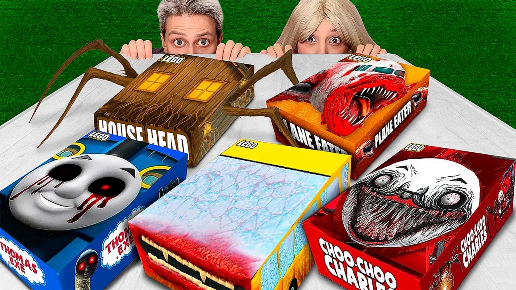 не открывай лего набор CHOO CHOO CHARLES vs THOMAS.EXE vs HOUSE HEAD vs PLANE EATER в 3:00 НОЧИ !!