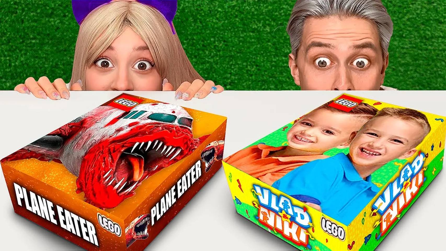 НЕ ОТКРЫВАЙ ЛЕГО НАБОР САМОЛЁТ ПОЖИРАТЕЛЬ vs ВЛАД И НИКИ В 3:00 НОЧИ !!