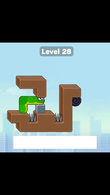 Snake Puzzle 28 уровень #головоломки #прохождение #28уровень #какпройти