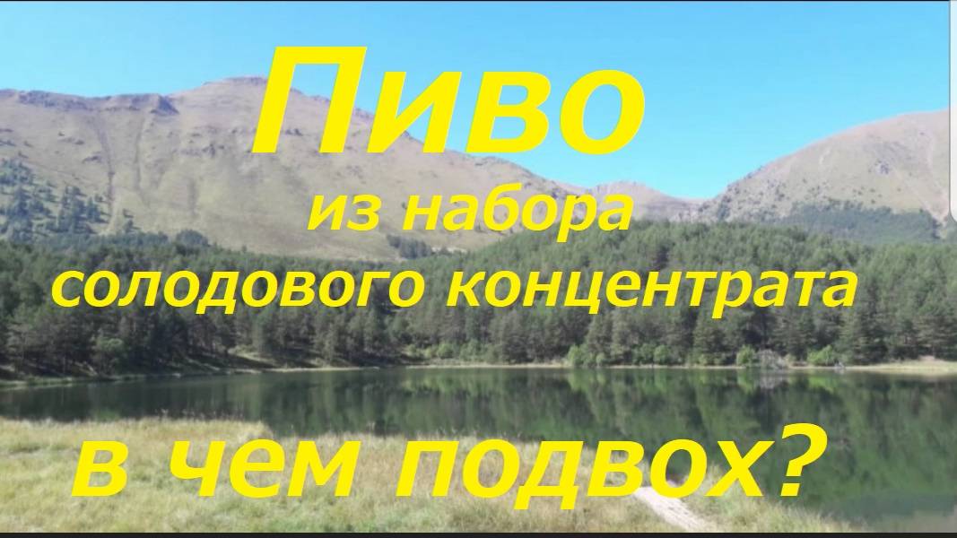 37. Пиво из солодового экстракта (концентрата). Посмотри, прежде чем покупать!