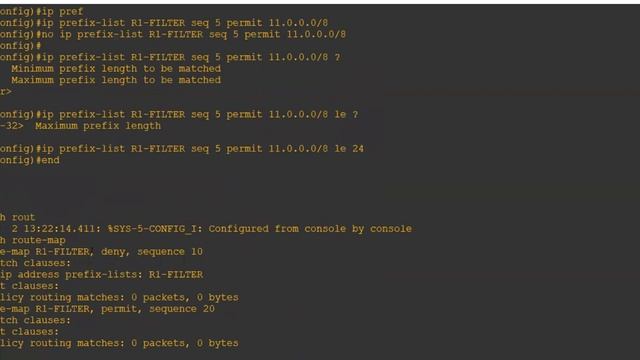 Prefix List and Route Maps with BGP
