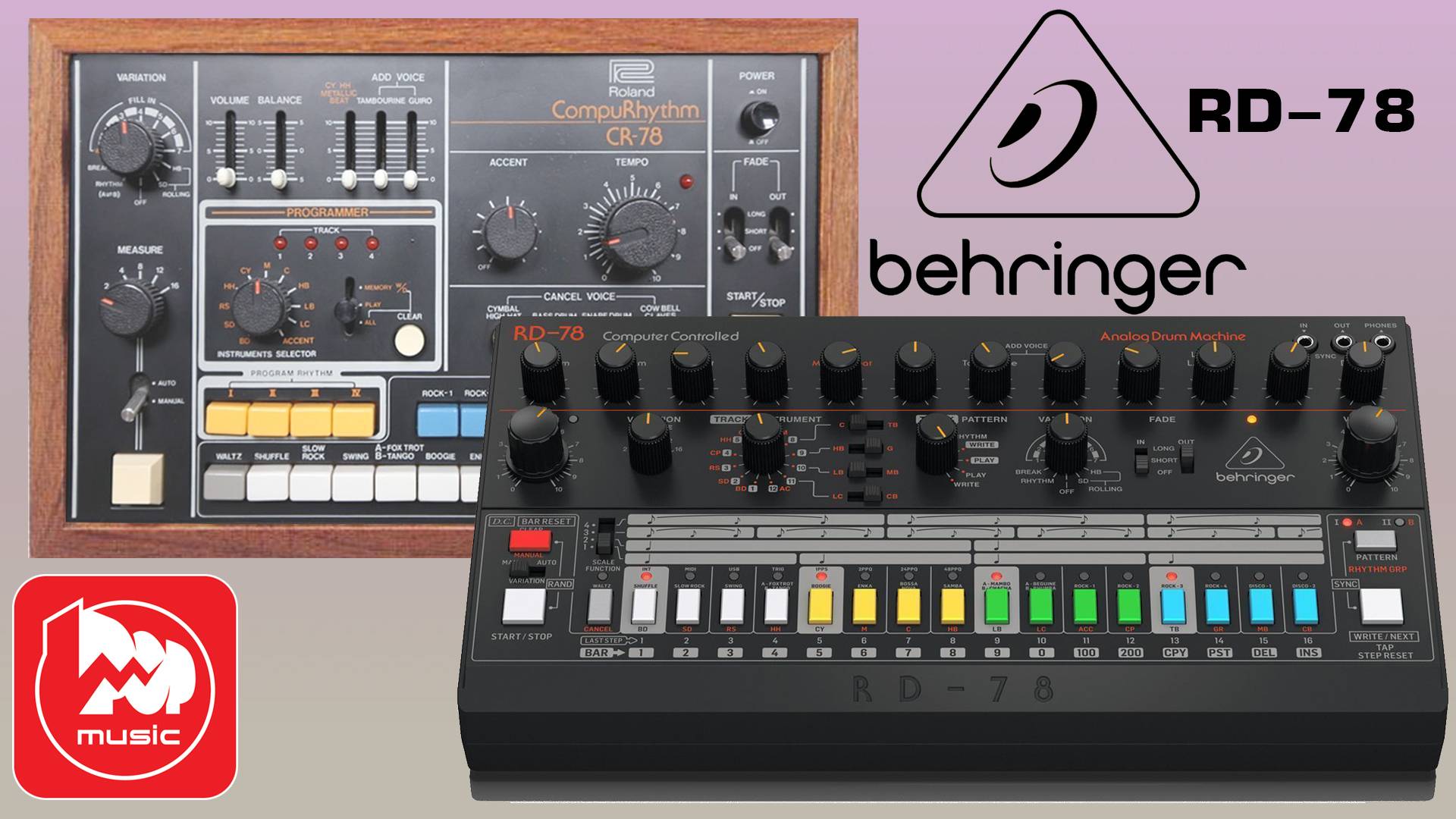 Аналоговая драм-машина Behringer RD-78 || Культовое звучание Roland CR-78