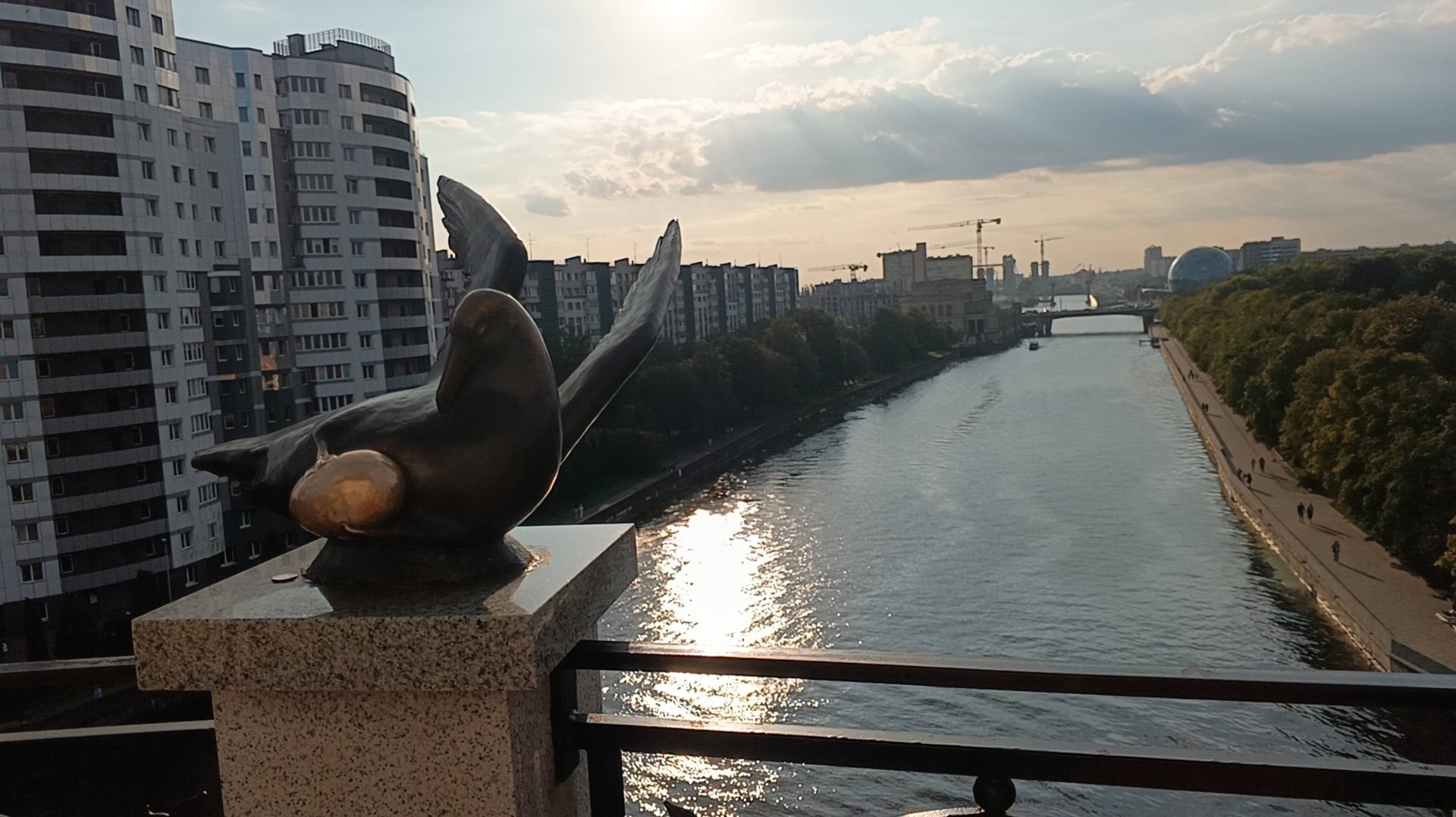 Калининград. Смотровая площадка башни Маяк в Рыбной деревне