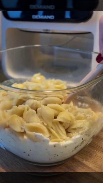 Мак-н-Чиз
⏰ 25 минут
🌡️ 180 ℃ #аэрогриль #рецепты #дляаэрогриля