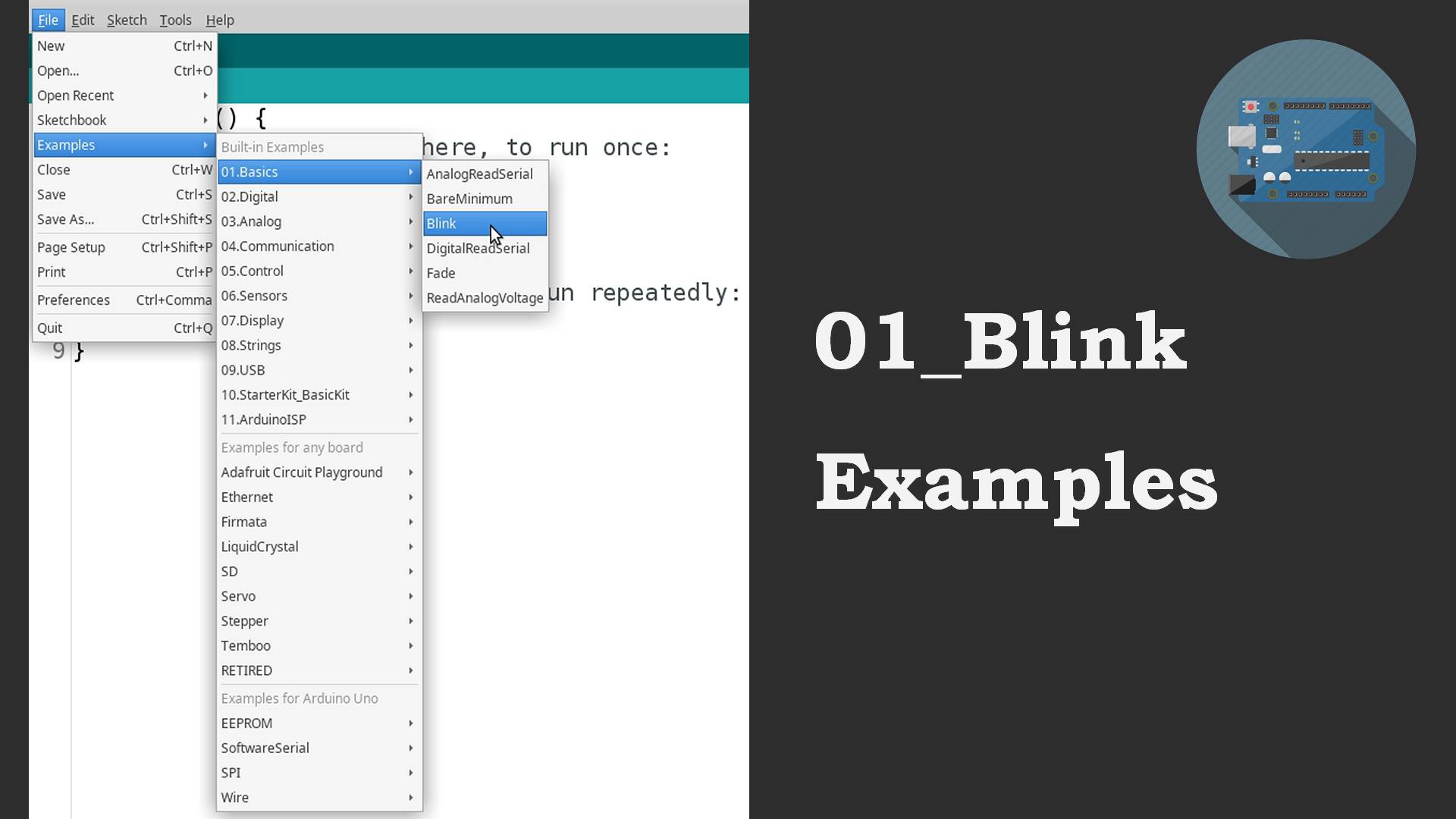 #01 ответ: Blink из встроенных примеров | #Arduino | #Ардуино