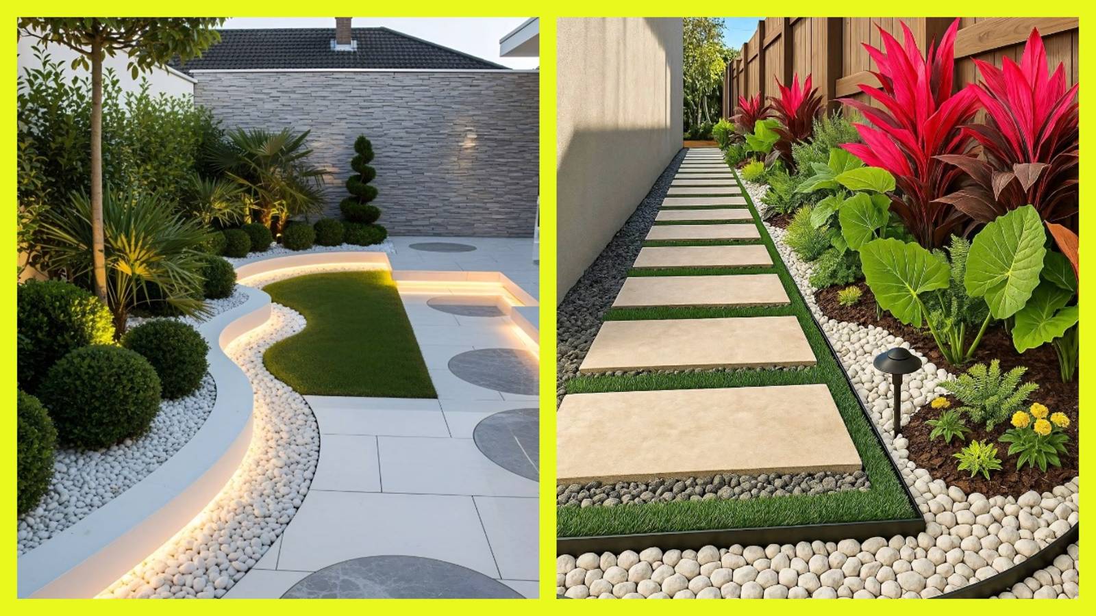 Белые камни в ландшафтном дизайне: сияние и элегантность 💎