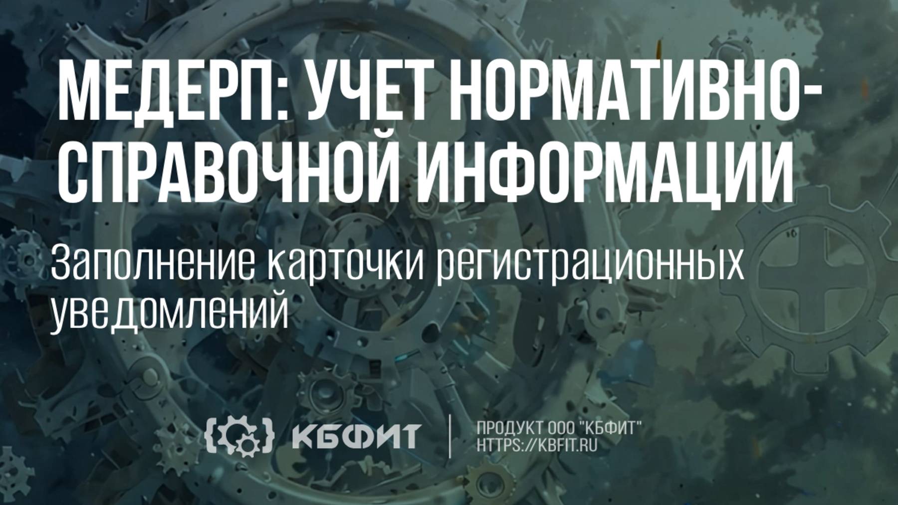 КБФИТ:МЕДЕРП. Учет НСИ. Заполнение карточки регистрационного удостоверения