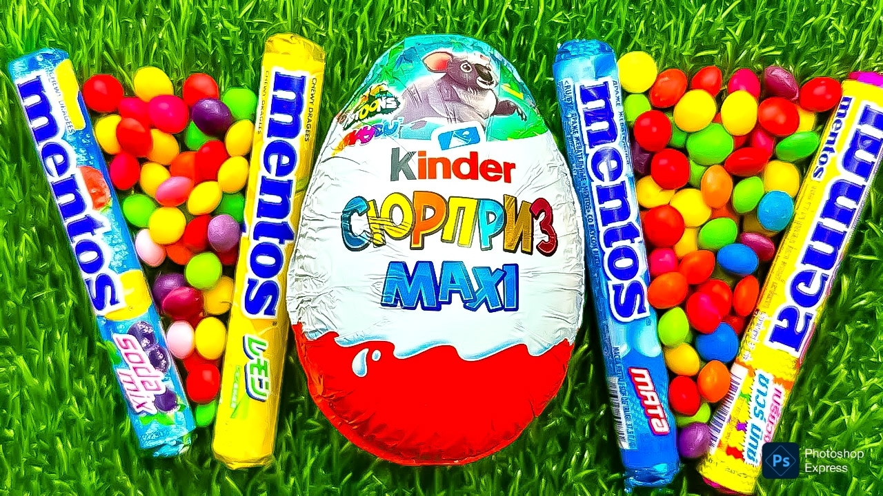 ГИГАНТСКИЙ КИНДЕР СЮРПРИЗ. ОГРОМНАЯ РАСПАКОВКА КИНДЕРОВ | Unpacking Kinder Maxi Surprise