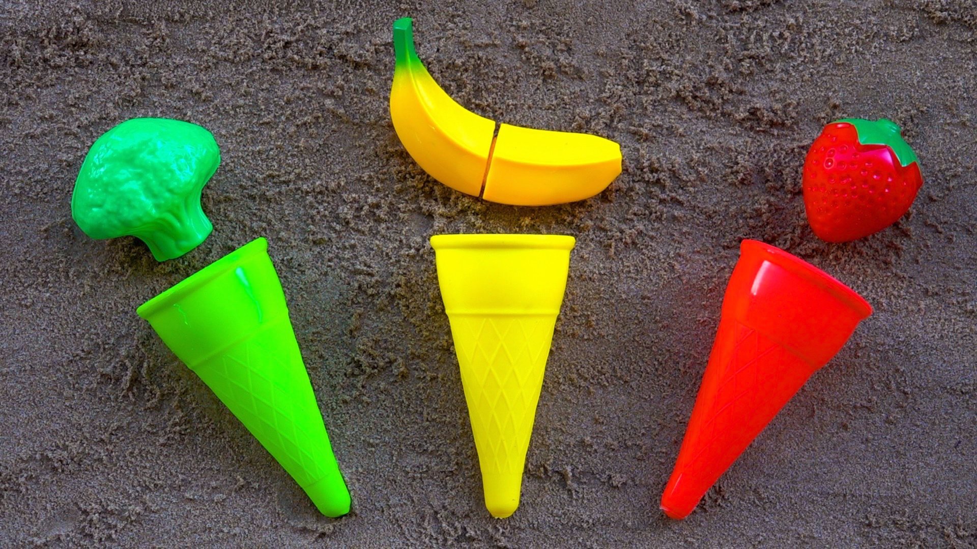 Названия Овощей и Фруктов| Изучаем Цвета и Цифры | Цветное мороженное | Развивающий мультик