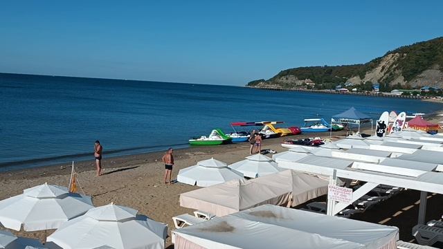Лермонтово море пляж