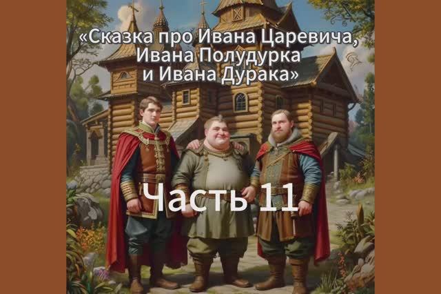 СКАЗКА ПРО ИВАНА ЦАРЕВИЧА, ИВАНА ПОЛУДУРКА И ИВАНА ДУРАКА | часть 11