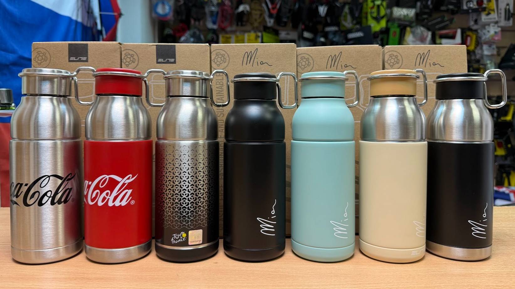 Бутылки туристические стальные Elite серии Lifestyle Mia